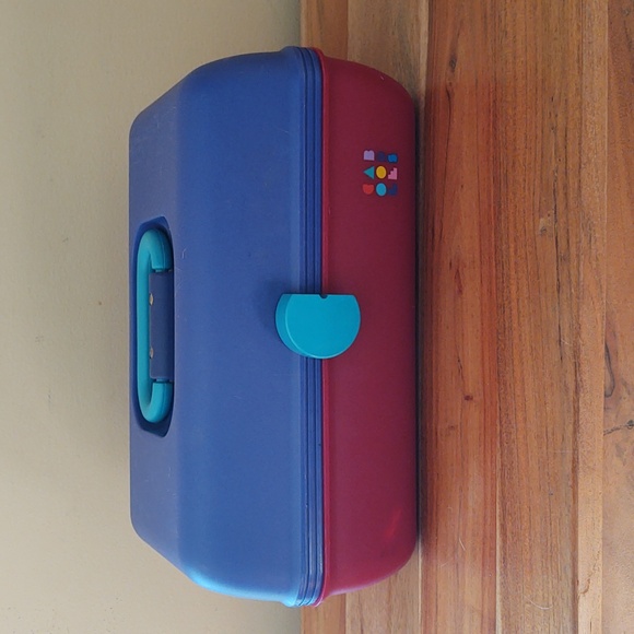 Caboodles | Hair | Vintage Caboodles Makeup Craft Carry Case W Mirror ...
